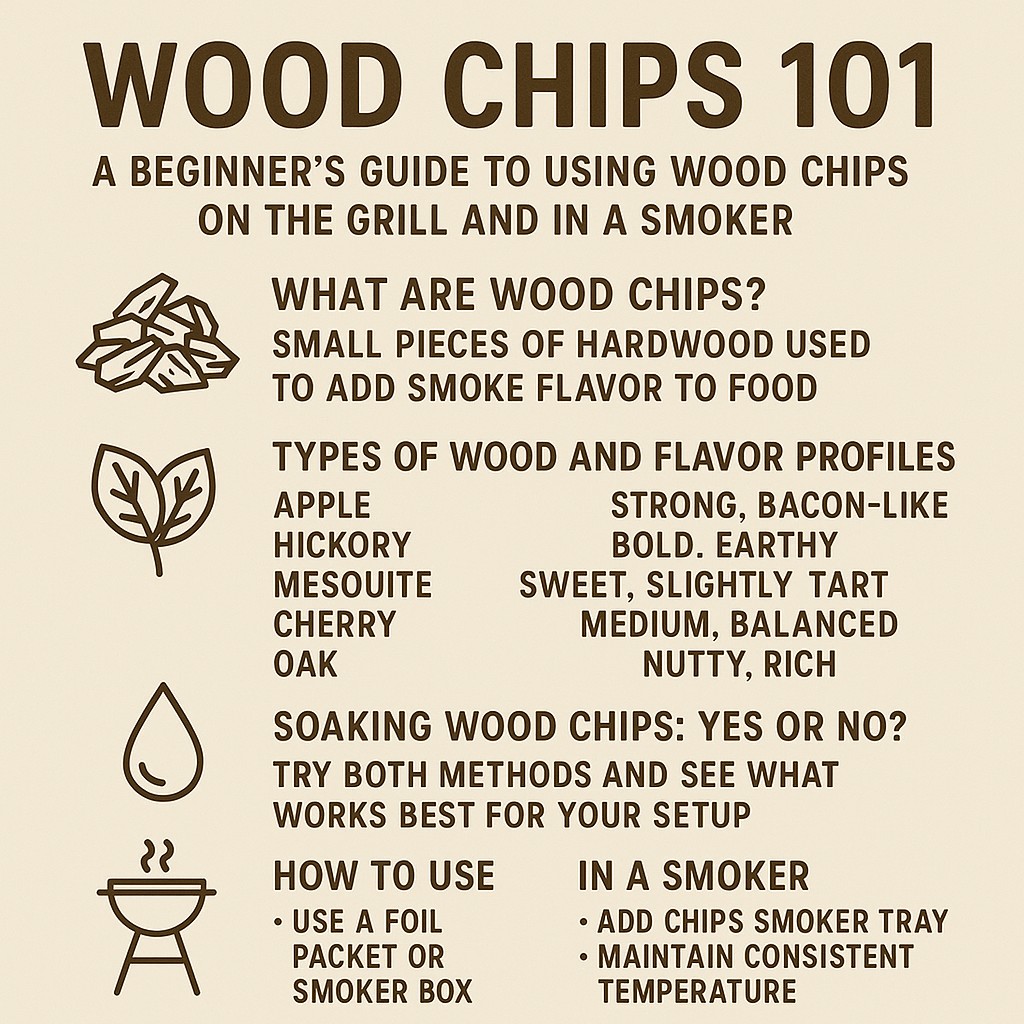 Wood Chips - Smoked Flavor’s - On BBQ Techniques
